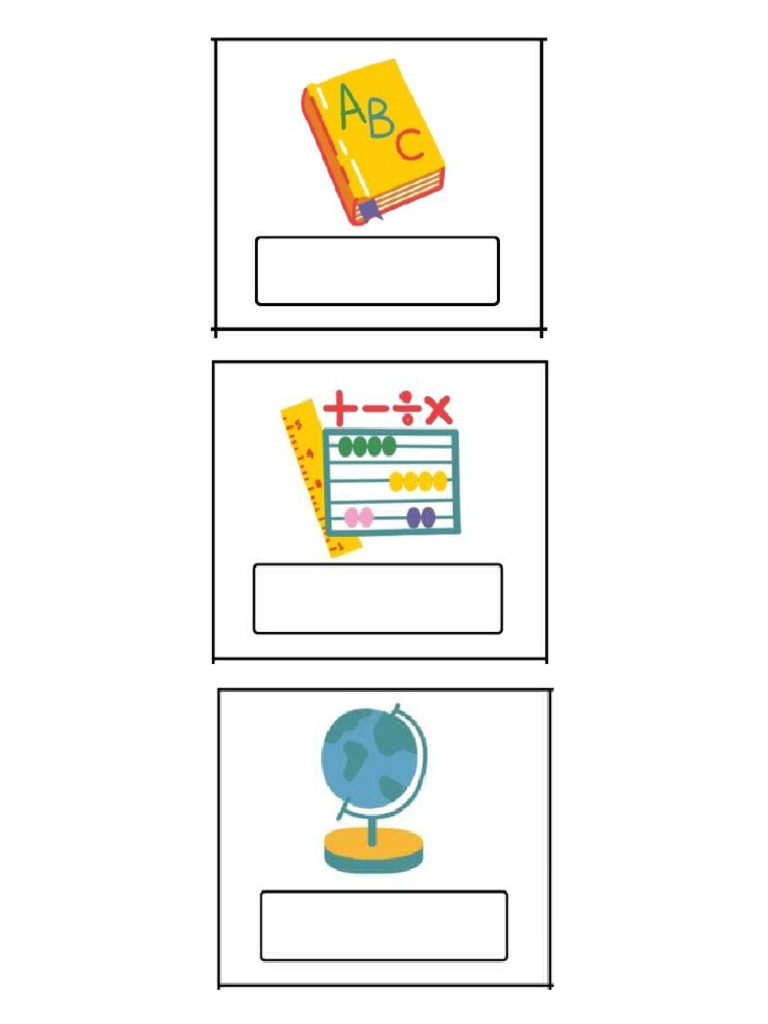 A1-School Subjects Flashcards | PDF