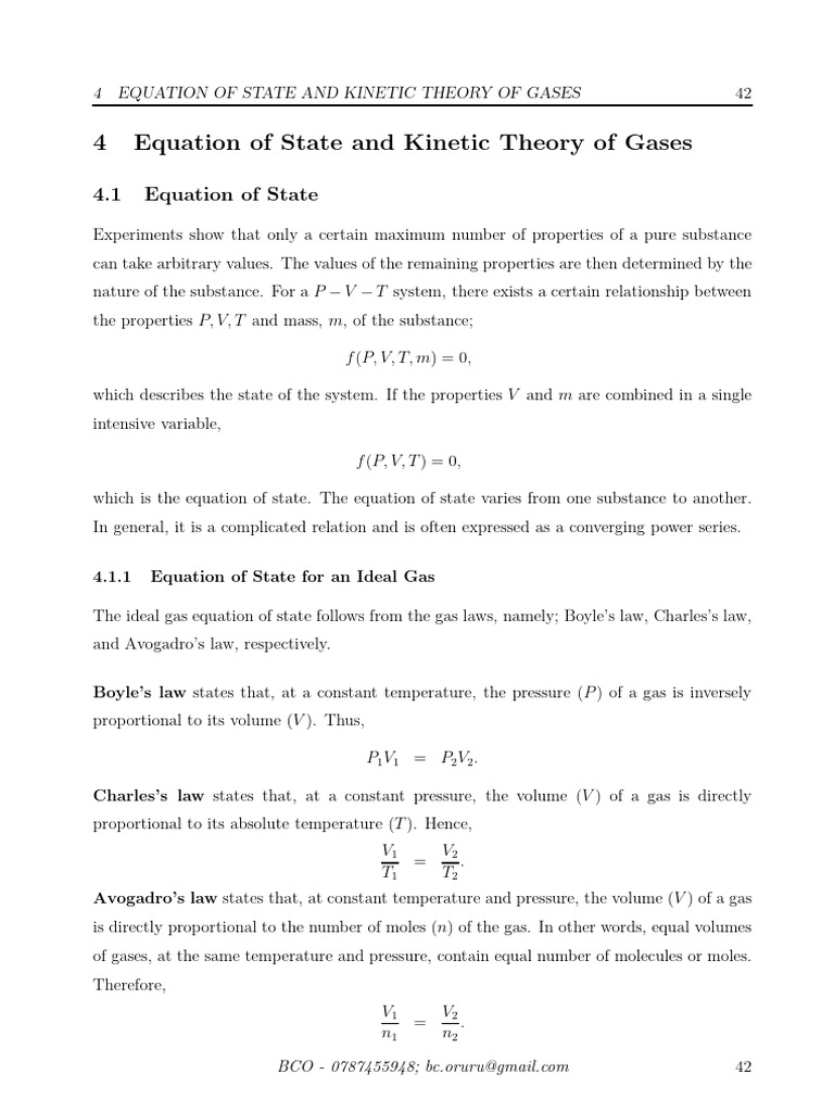 Gas Laws and Kinetic Theory Explained | PDF | Gases | Temperature