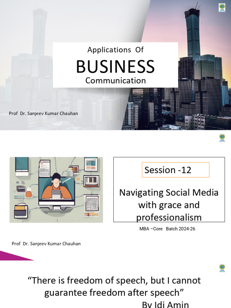Navigating Social Media Etiquette | PDF | Social Media | Popular ...