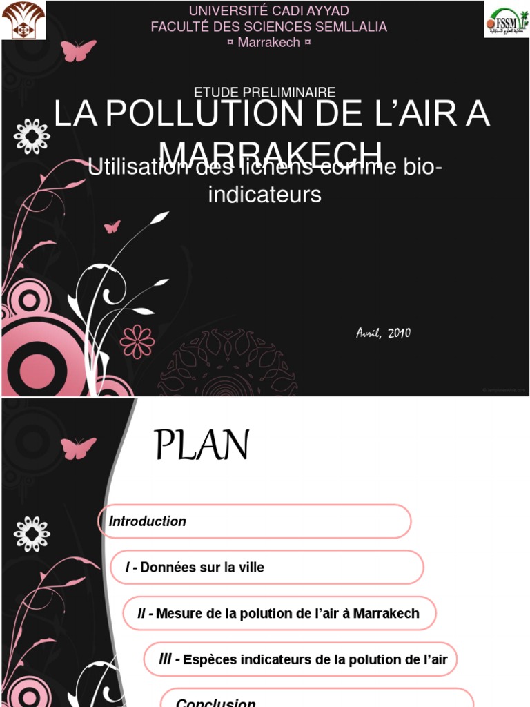 Pollution de l'air à Marrakech | PDF | Pollution de l'air | Voitures