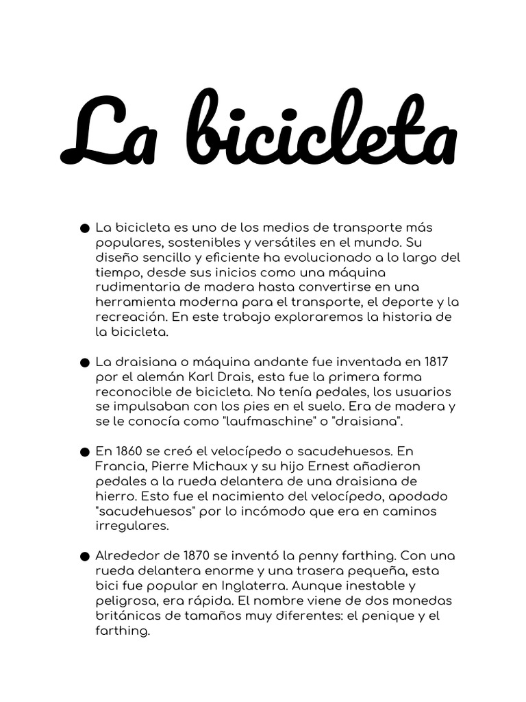 Bici | PDF