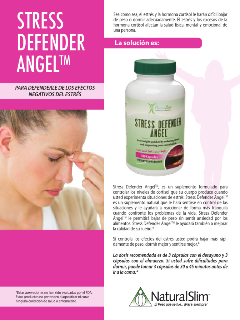 Stress Defender | PDF | Estrés (biología) | Cortisol