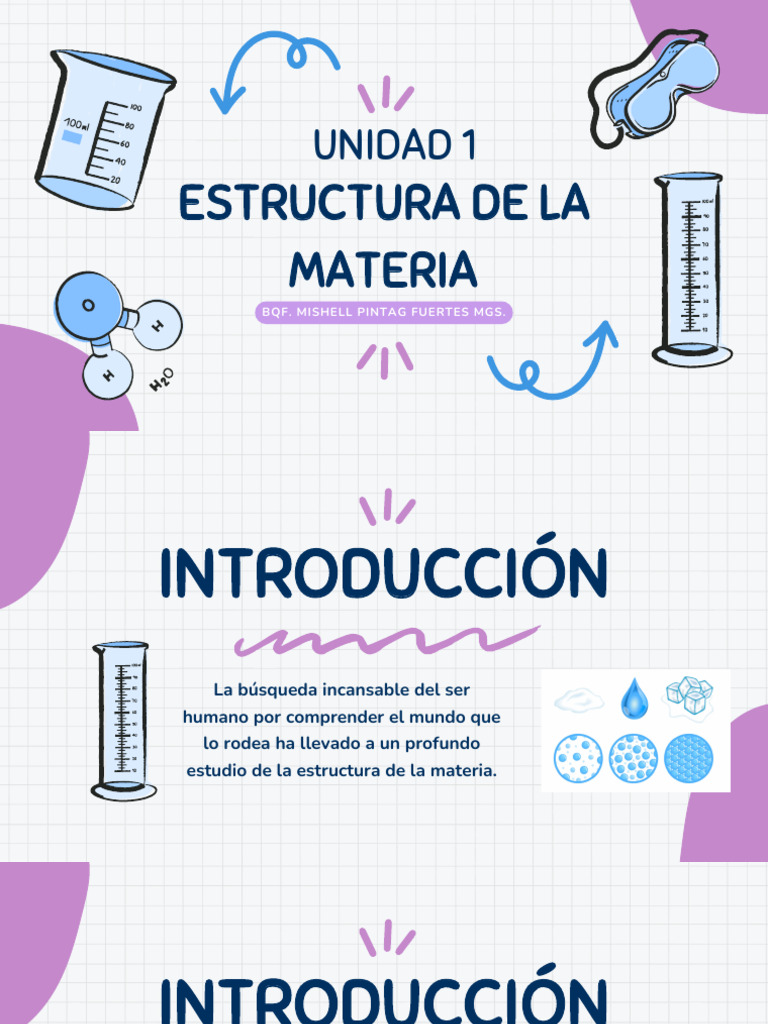 Estructura y Composición de la Materia | PDF | Compuestos químicos ...