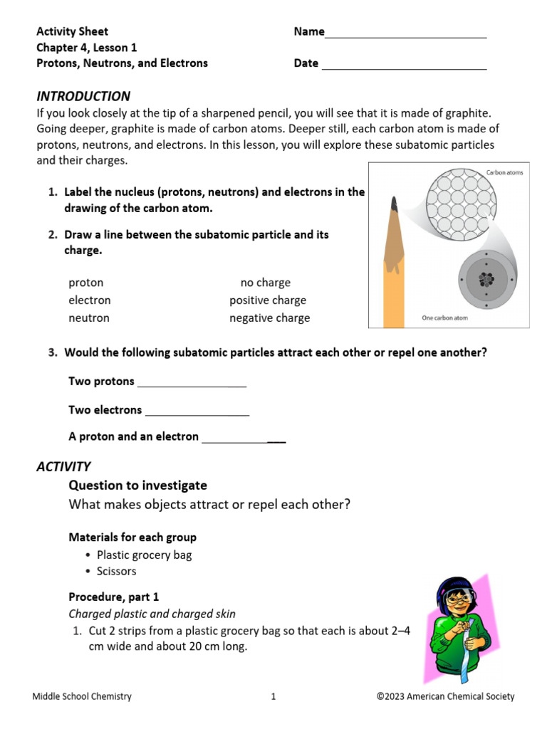 Chemistry Subatomic Particles | PDF | Proton | Electron