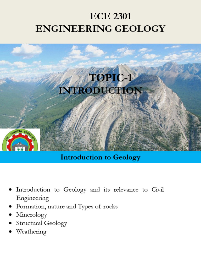 Introduction to Engineering Geology | PDF | Fault (Geology) | Rock ...