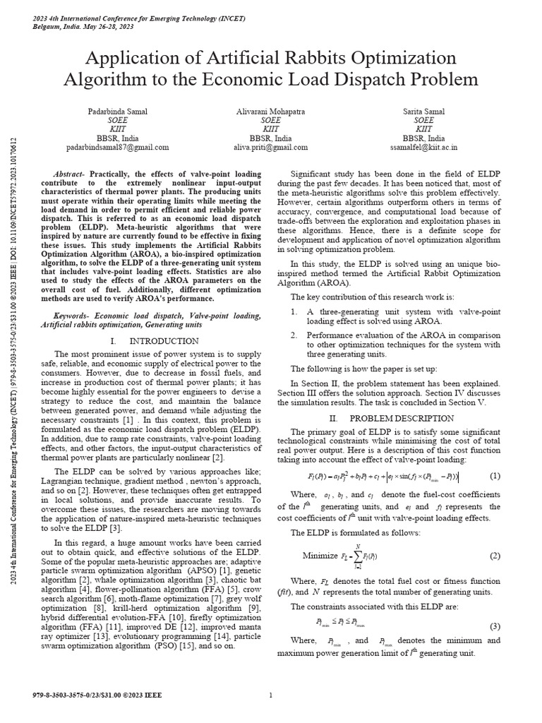 3-Application of Artificial Rabbits Optimization Algorithm To The ...