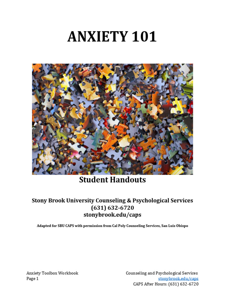 Anxiety Toolbox Workbook Guide | PDF | Anxiety | Fear