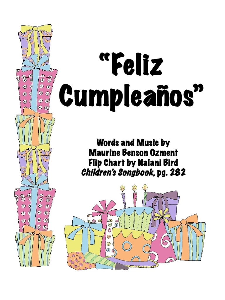 Feliz Cumpleanos Flip Chart | PDF