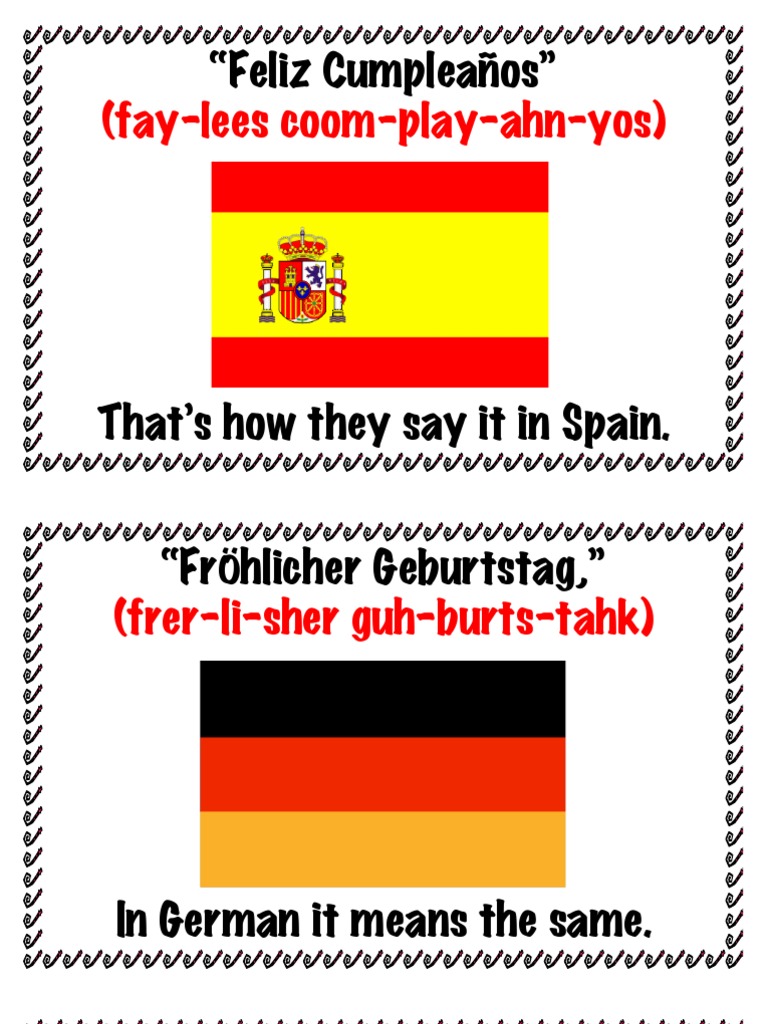 Feliz Cumpleanos Poster | PDF