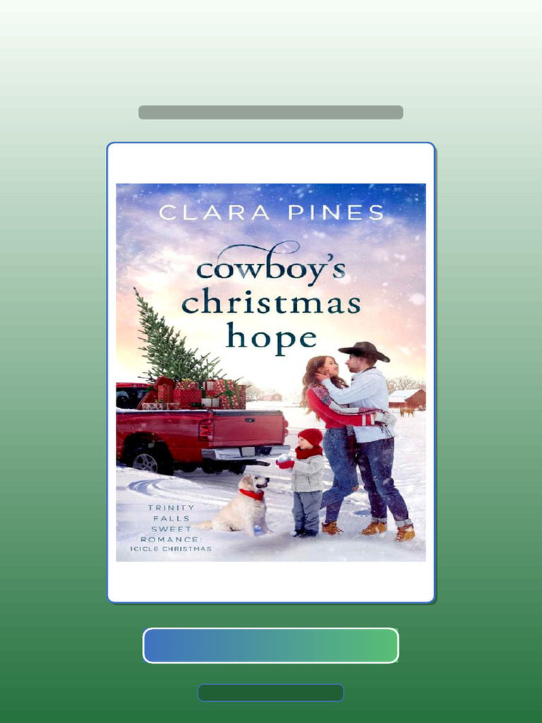 Get PDF of Cowboys Christmas Hope Trinity Falls Sweet Romance Icicle ...
