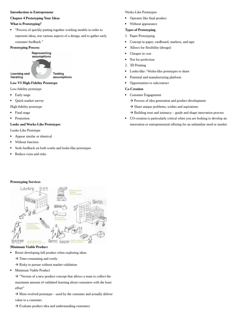 Introduction To Entrepreneur Ch4 | PDF | Prototype | Innovation