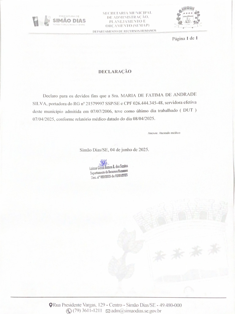 DUT Maria de Fátima | PDF