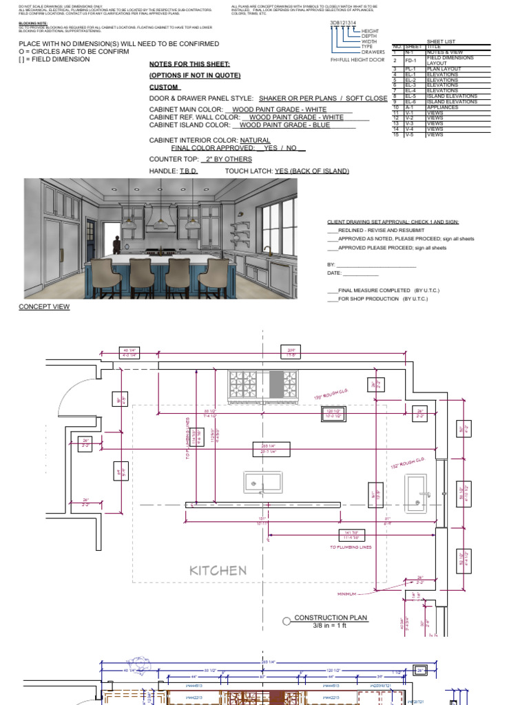 Kitchen Cabinet Plan | PDF | Cabinetry | Home