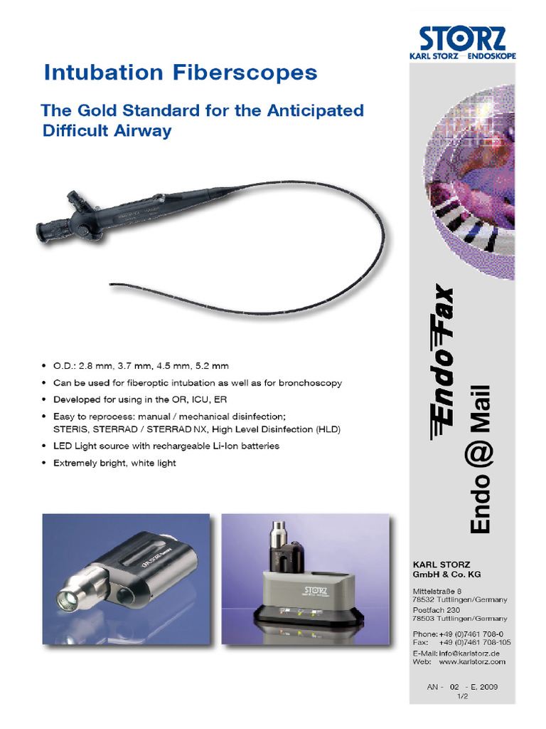 Flexible Fiberoptic Scopes | PDF