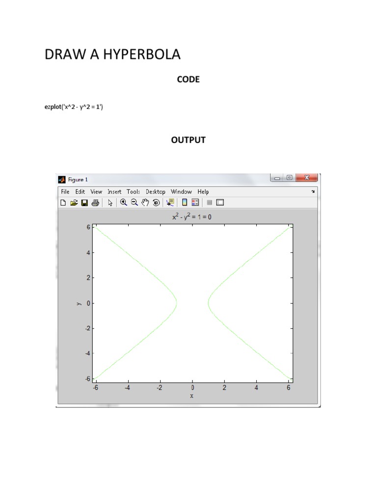 Draw A Hyperbola | PDF