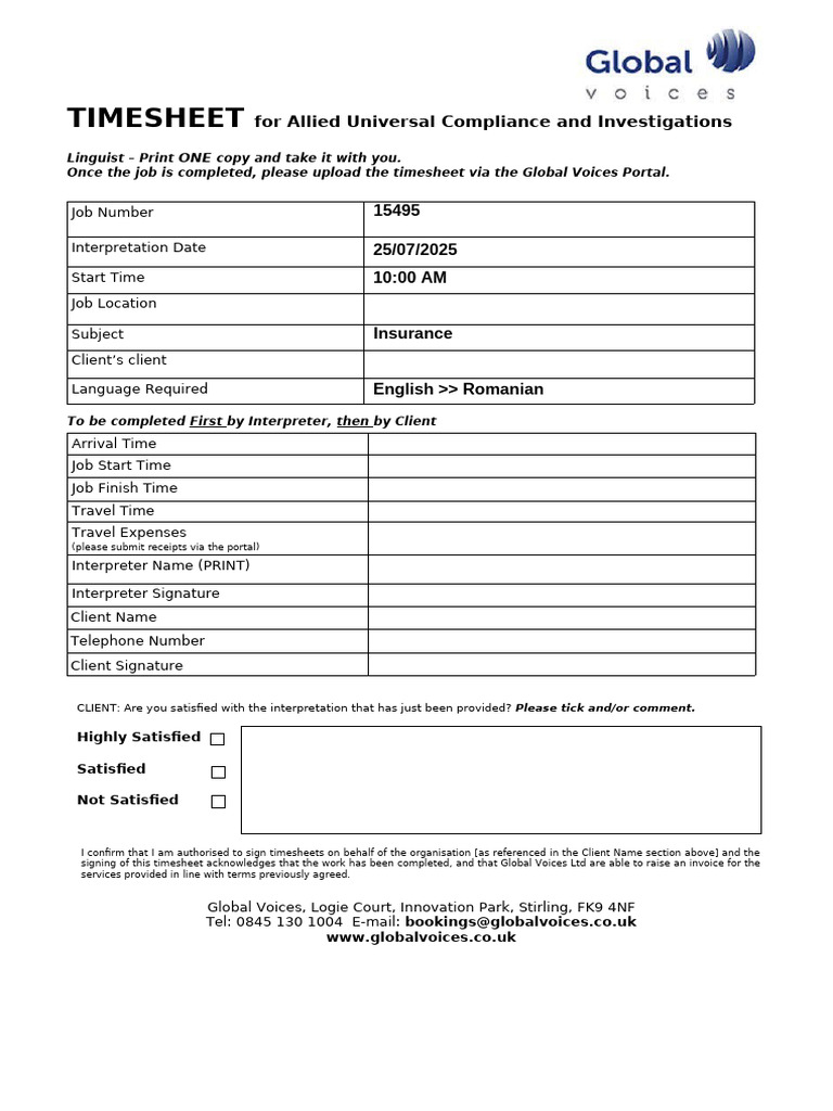 Timesheet | PDF