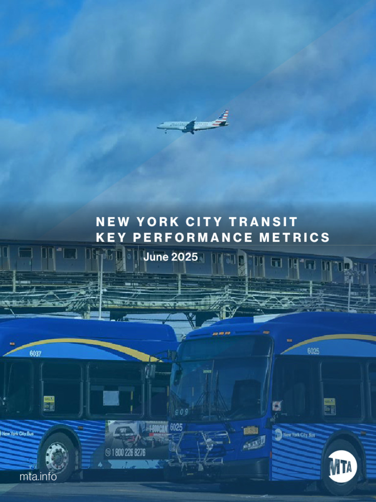 June 2025 Key Performance Metrics Report | PDF | New York City | Public ...