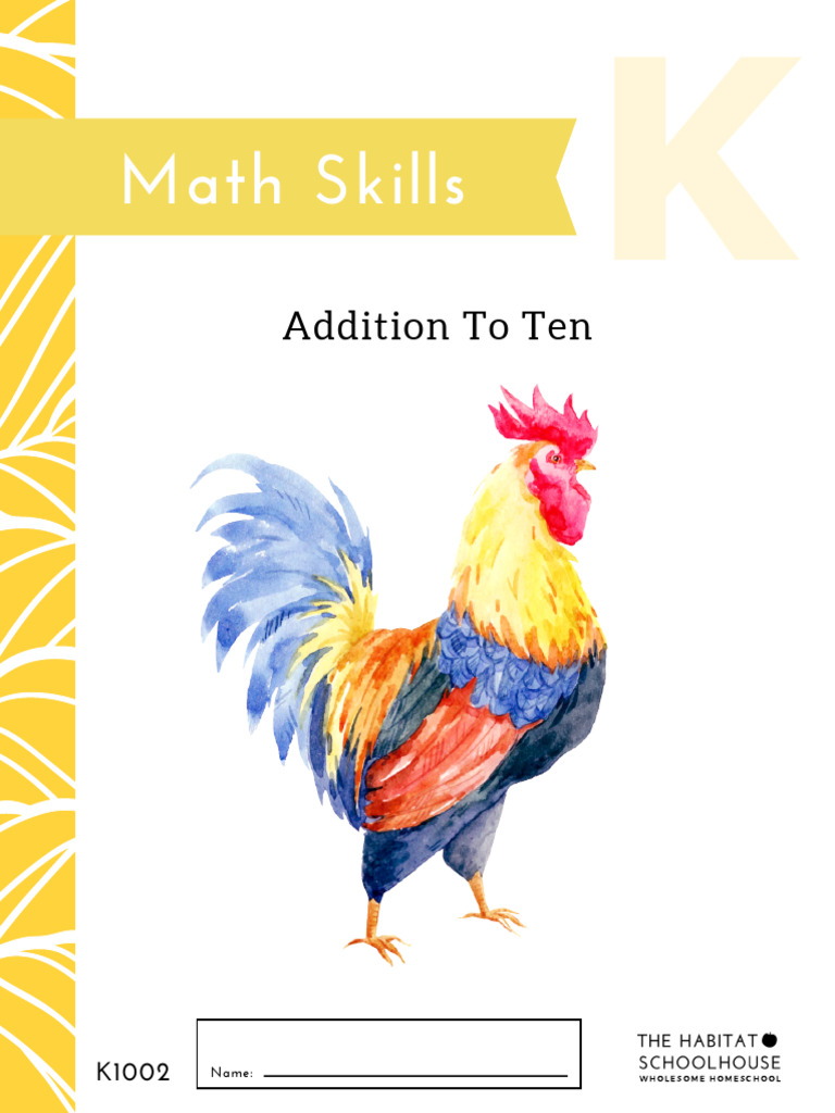 Addition Skills Workbook for Kids | PDF