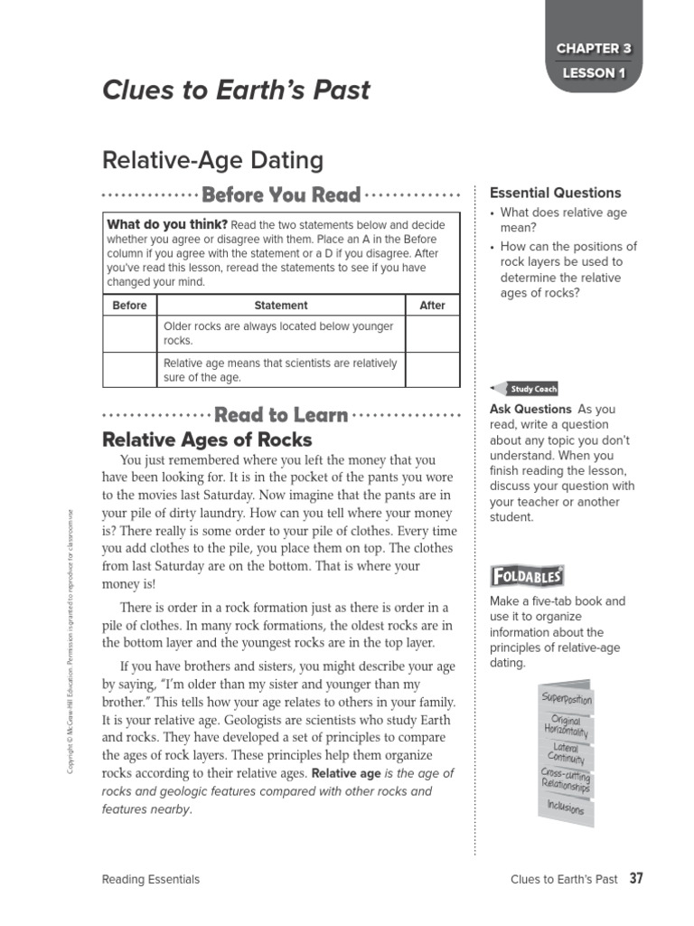 Relative Age Dating Essential Reader | PDF | Geology | Fossil