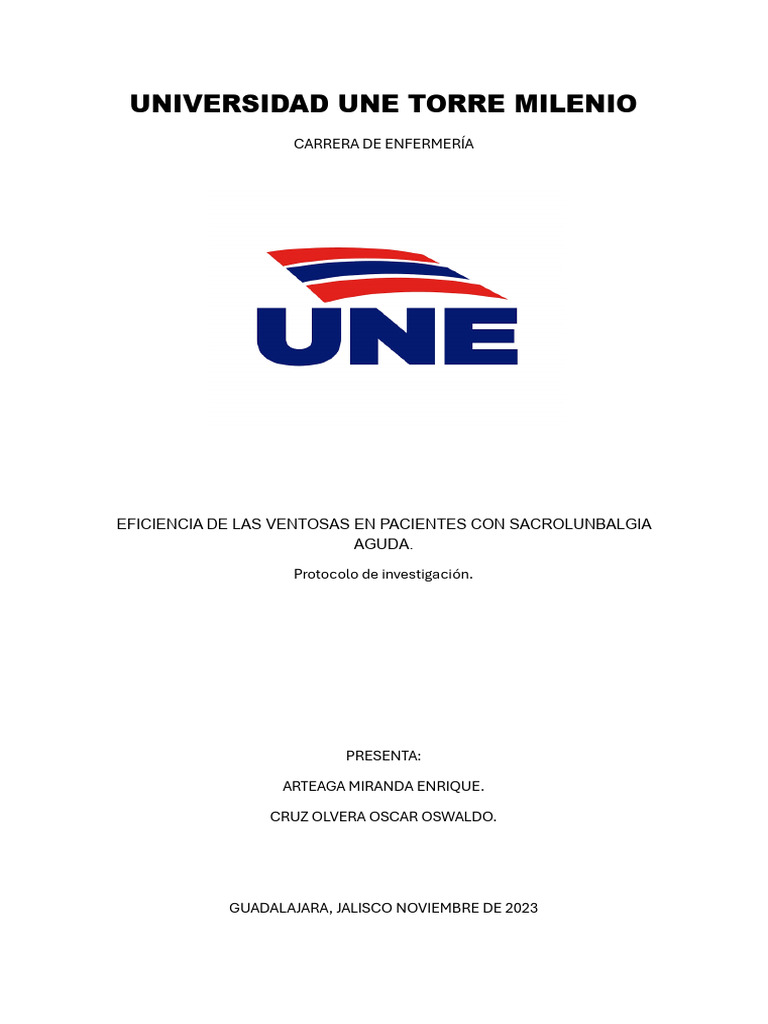 Eficacia de ventosas en sacrolumbalgia aguda | PDF | Enfermedades y ...