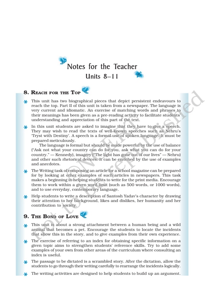 Class9 English1 Unit08 NCERT TextBook English Edition | PDF | Mount ...