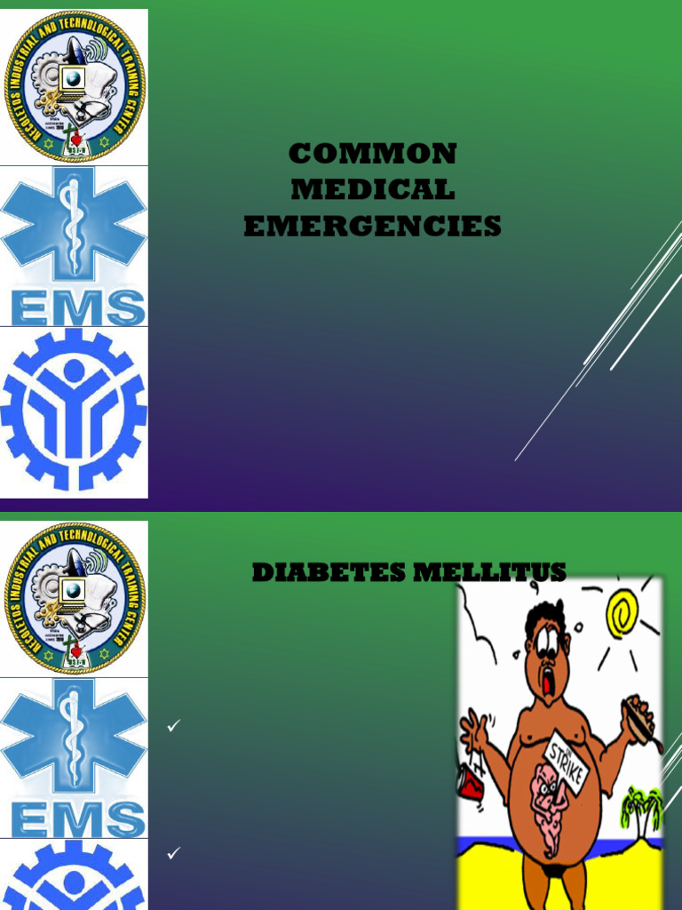 Mon Medical Emergencies DM | PDF | Diabetes | Pancreas