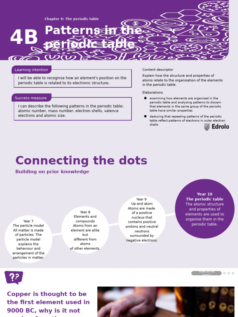 Understanding Periodic Table Patterns | PDF | Periodic Table | Atoms