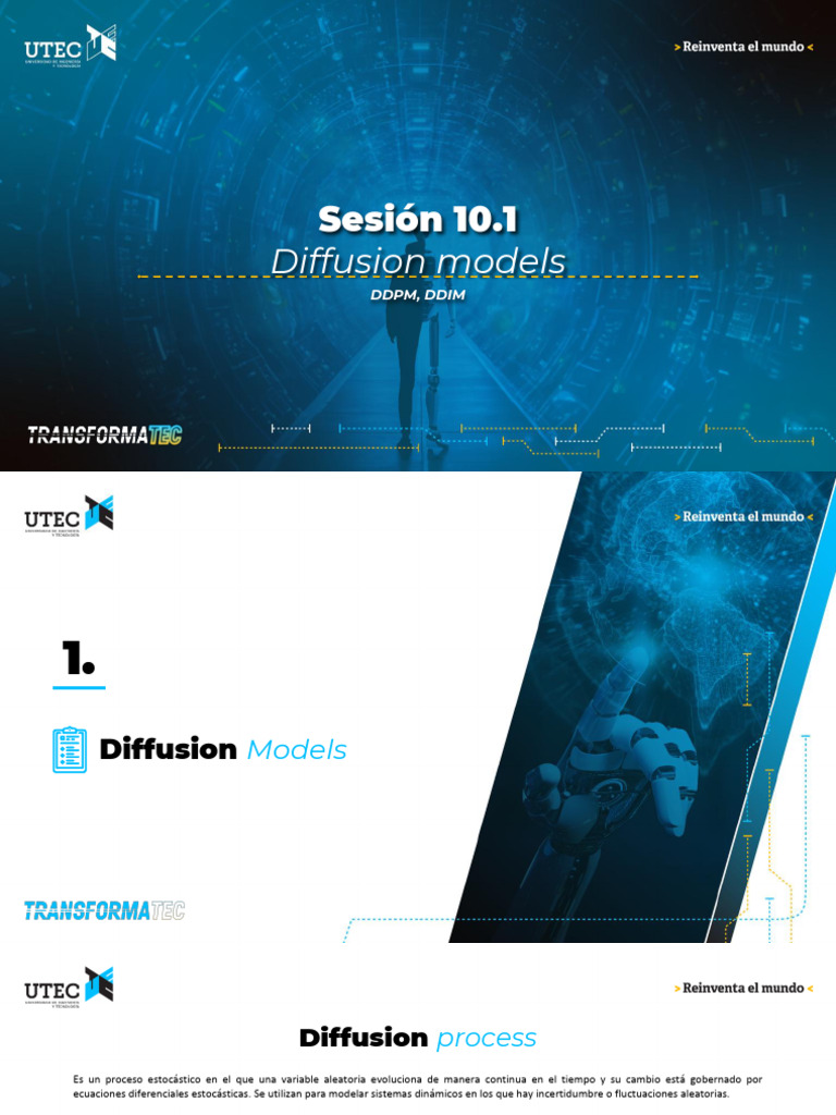 Session10.1 Diffusion Models | PDF | Estocástico | Proceso estocástico