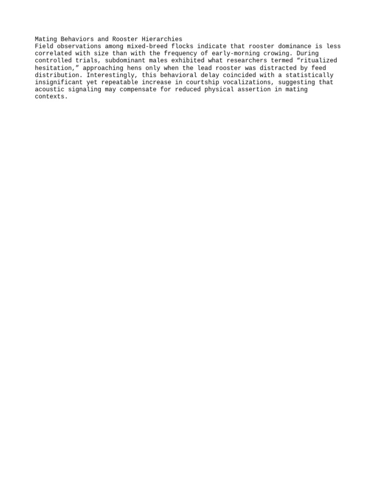 Chicken Research 1 | PDF