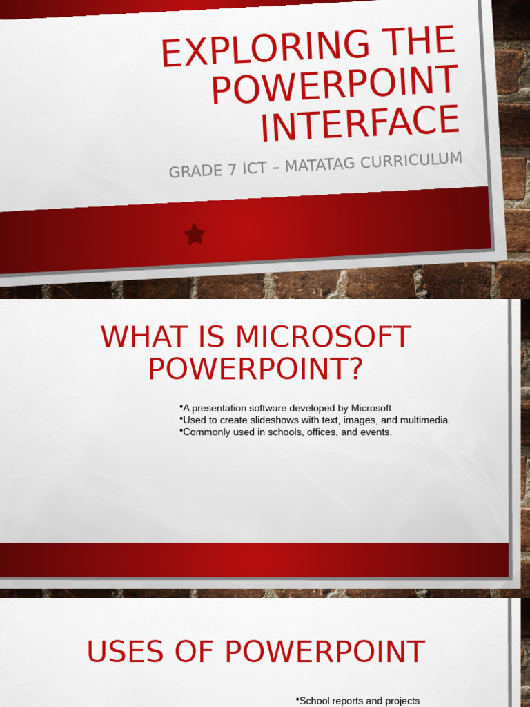 Exploring The PowerPoint Interface | PDF | Microsoft Power Point | Software