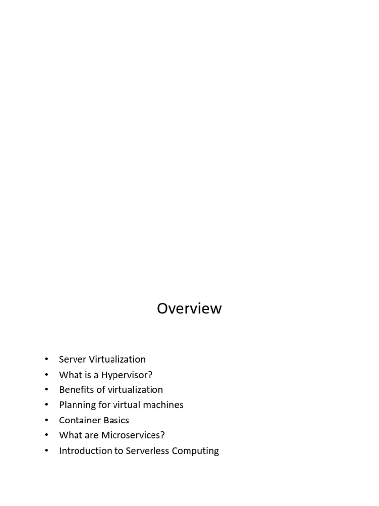 Understanding Server Virtualization Basics | PDF | Virtual Machine ...