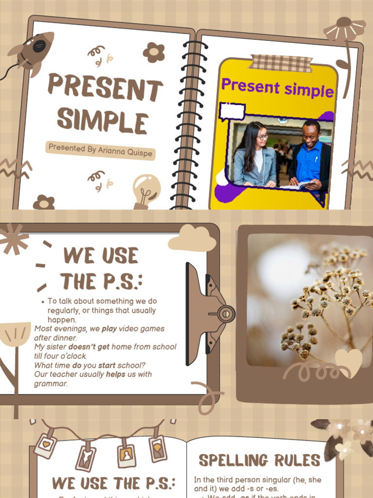 Present Simple Tense Explained | PDF | Verb | Subject (Grammar)