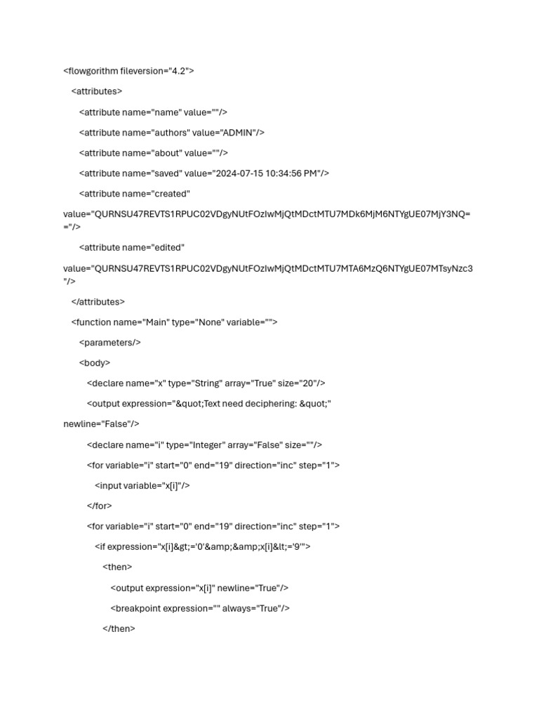 Flowgorithm Fileversion Pdf