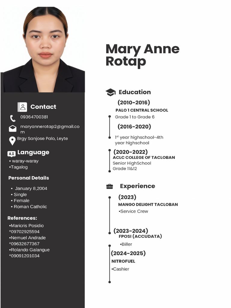Rotap, Mary Anne (Resume) | PDF