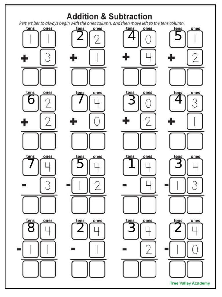 Mathematics Year 1 Assessment Test | PDF