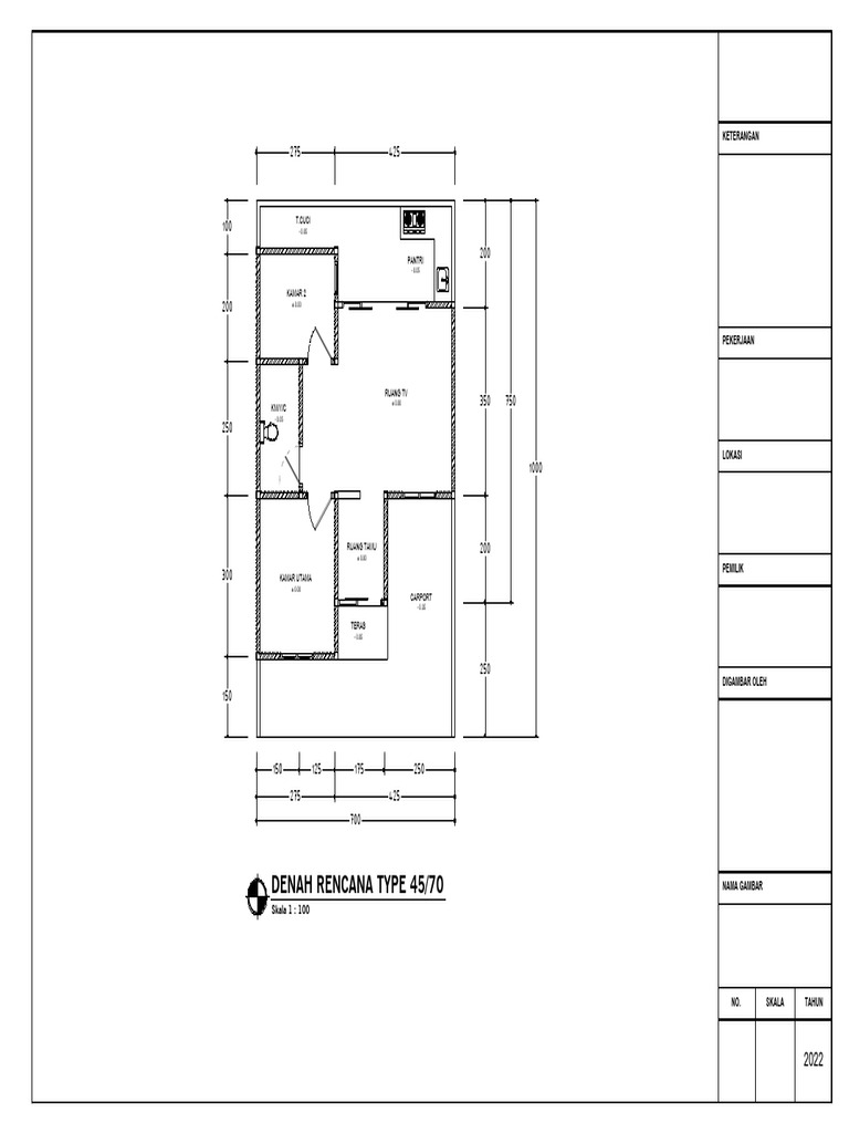 Denah Type 4570 | PDF