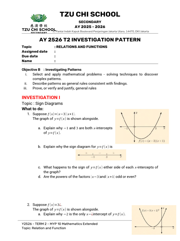 T2 AY2526 - Formative - Criteria B Investigation Pattern | PDF ...