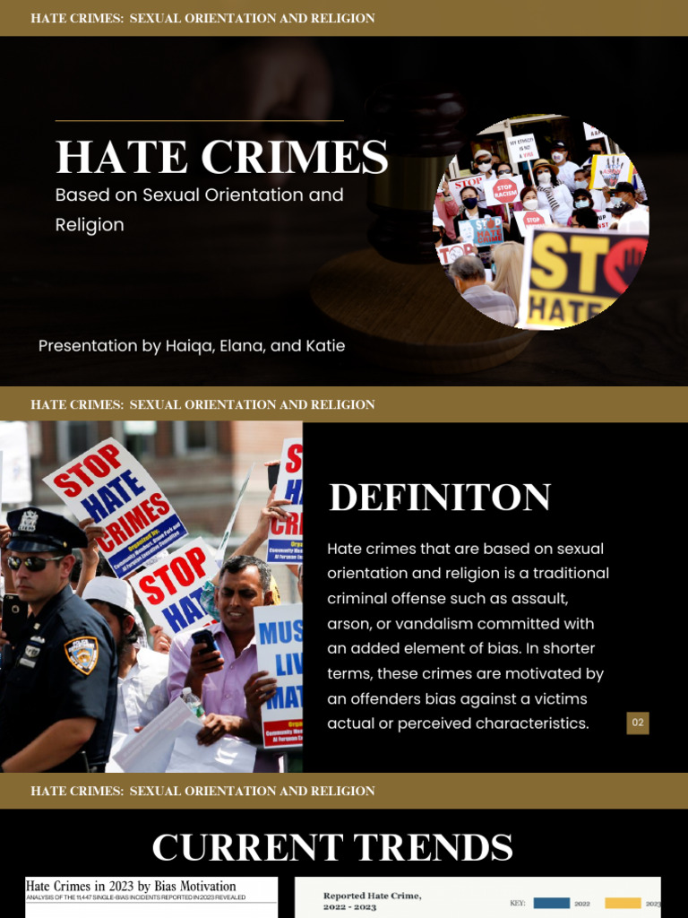 Hate Crimes: Sexual Orientation & Religion | PDF | Hate Crimes | Crimes