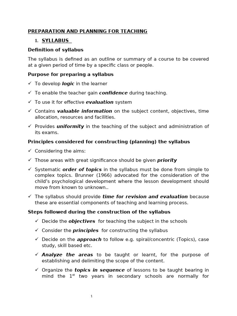 Effective Teaching Planning Guide | PDF | Teachers | Learning