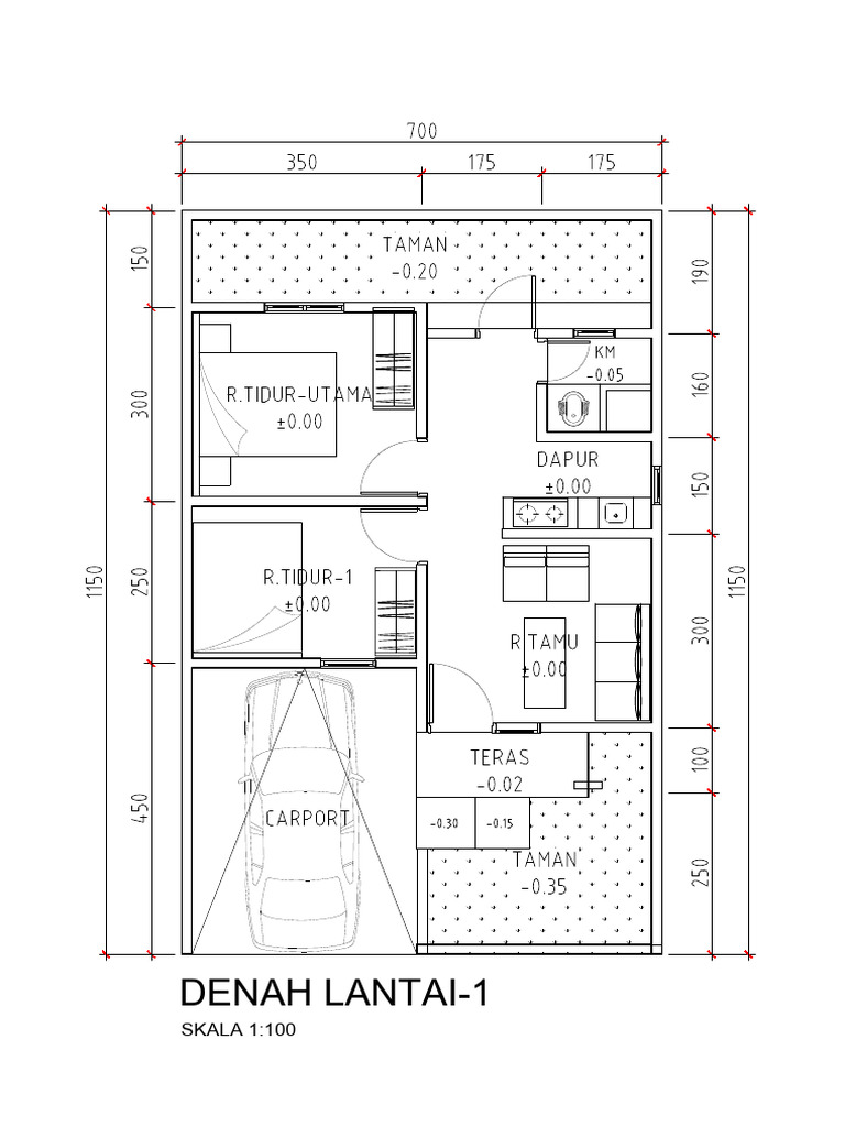 Desaign Rumah Mas Yuvi-Model | PDF