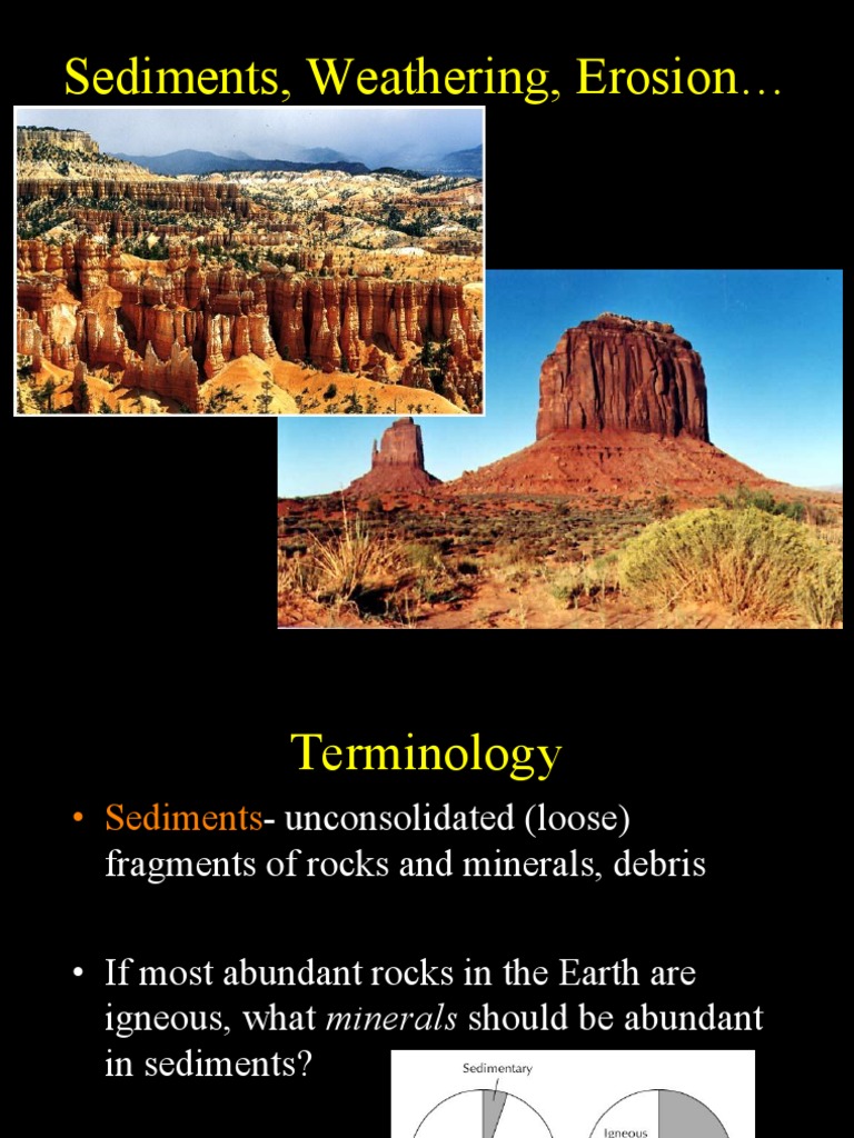 Understanding Sediments and Weathering Processes | PDF | Weathering ...