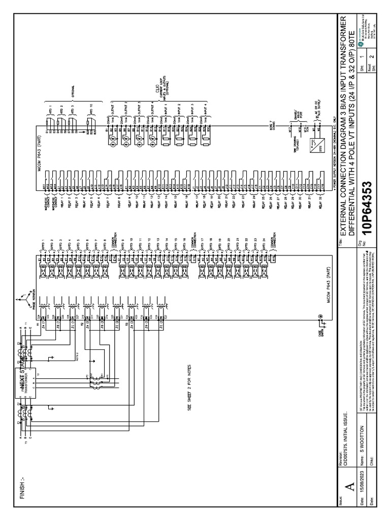 ICT-2 P643 Wiring Diagram | PDF