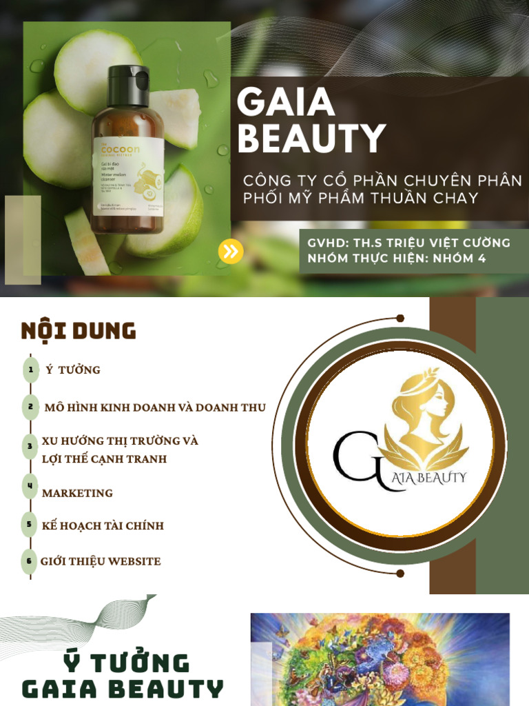 NHÓM 4 - GAIA BEAUTY (2) - Đã Nén | PDF