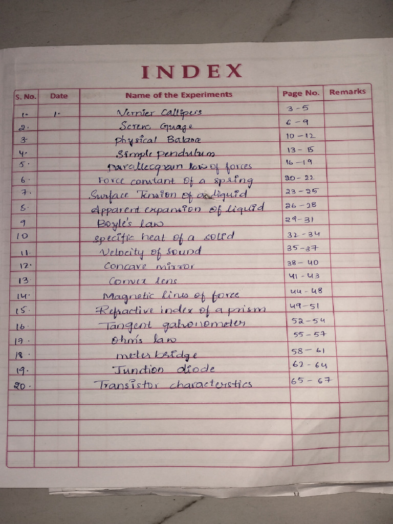 Physics Record | PDF