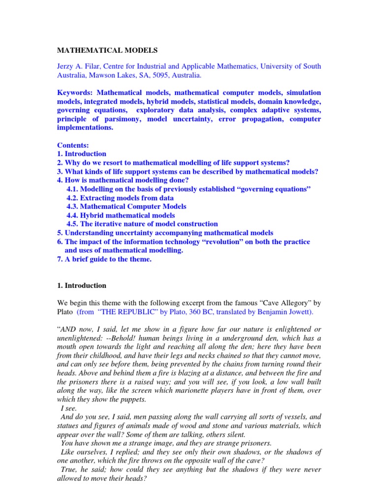 Jerzy A. Filar, Centre For Industrial and Applicable Mathematics ...