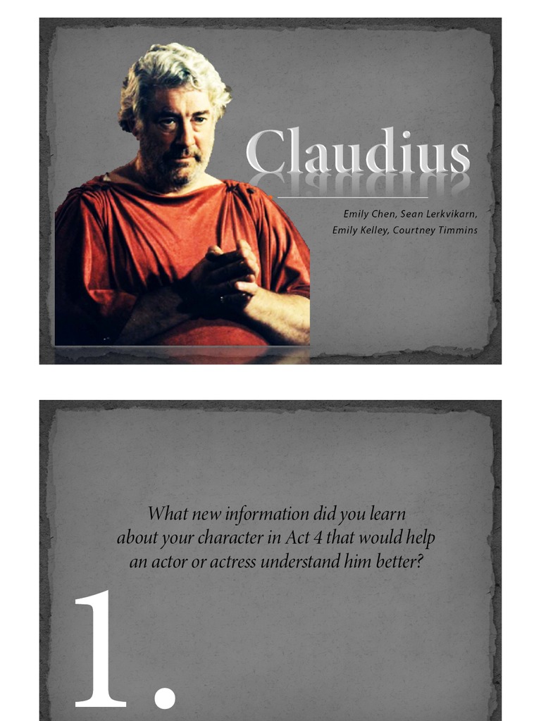Claudius's Motivations in Act 4 | PDF | Hamlet | Plays Based On ...