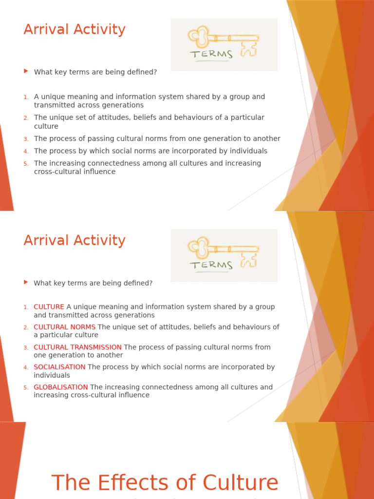 L10 and 11 Culture - S Effect On Behaviour and Cogntion | PDF ...