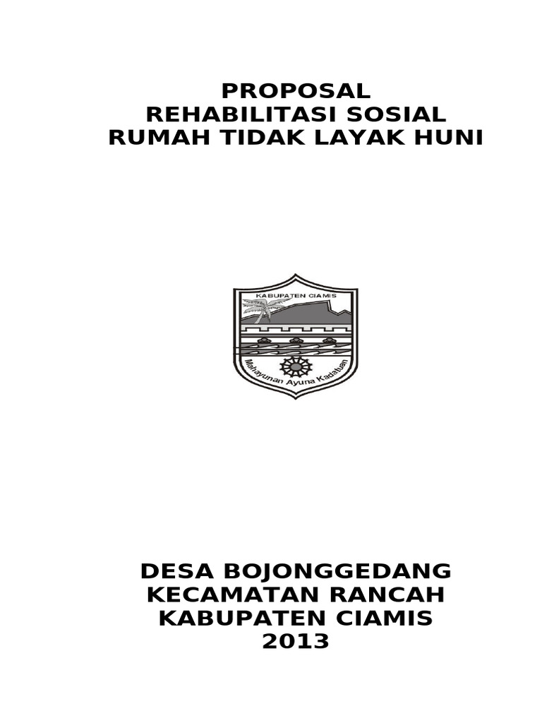 Contoh Proposal Rutilahu | PDF