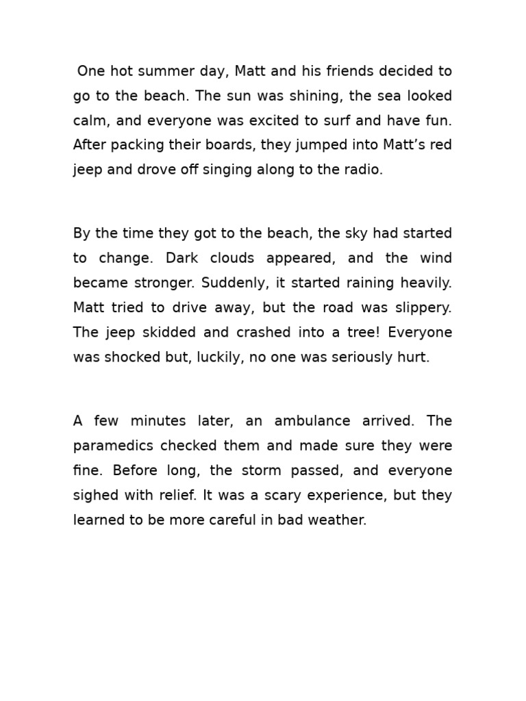 One Hot Summer Day | PDF