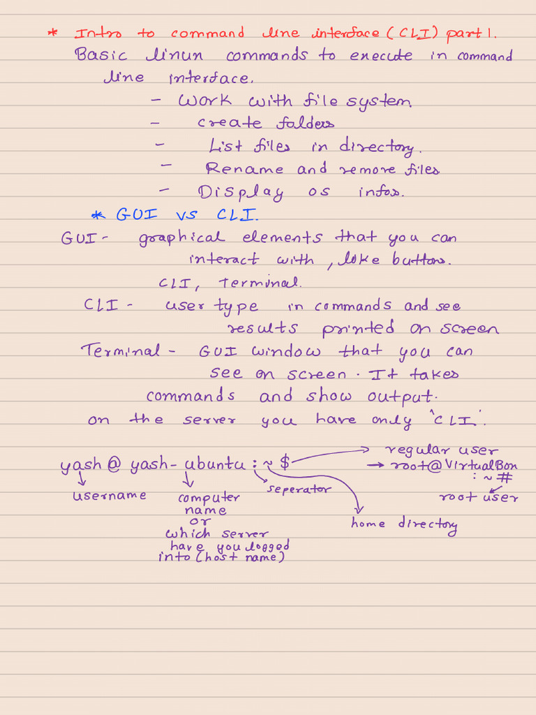 5.introduction To Command Line Interface (PT 1) | PDF